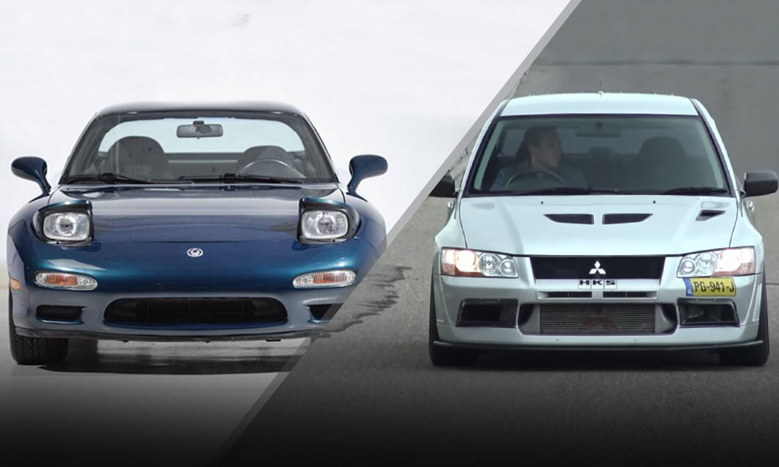 Mazda RX-7 vs Mitsubishi Lancer Evo VII - Carsforsale.com®