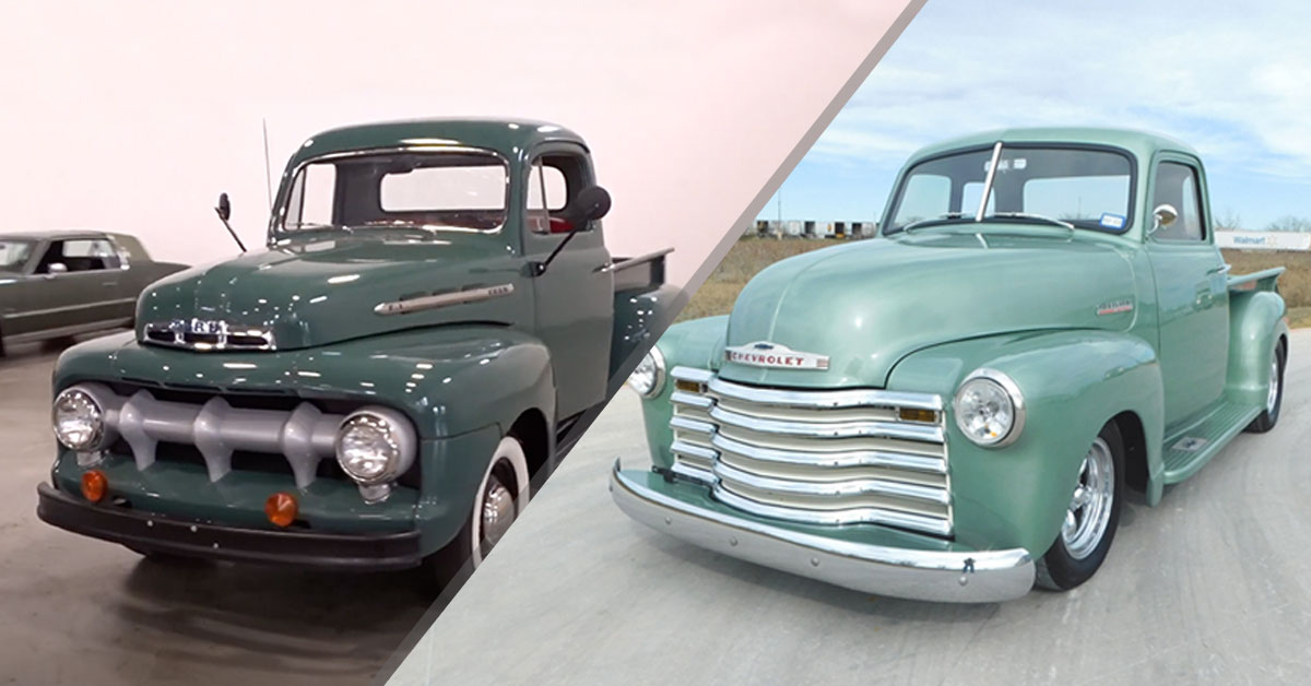Classic Comparison: Ford F1 vs Chevy 3100 - Carsforsale.com®