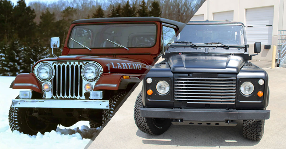 Classic Comparison: Land Rover vs Jeep - Carsforsale.com®